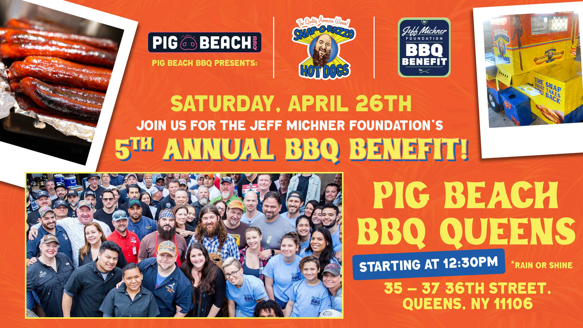 5th Annual Jeff Michner BBQ Benefit – Snap-O-Razzo Hot Dogs